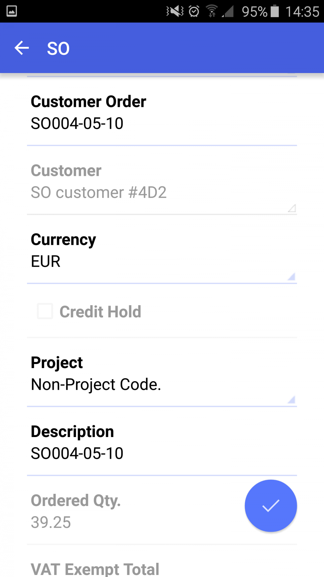 Acumatica ERP 5.3 Beta: Mobile App New Features